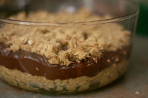 chocolate oatmeal almost-candy bars